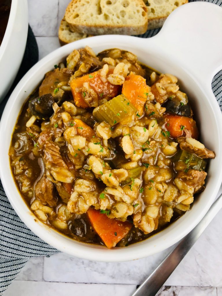 Slow Cooker Autumn Beef Stew - Roscoe's Recipes