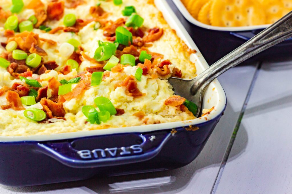 Baked Cheesy Dip - Roscoe's Recipes